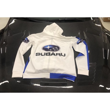 Subaru Racing Jacke Freizeit STI Hoodie Bomber Fashion Bekleidung