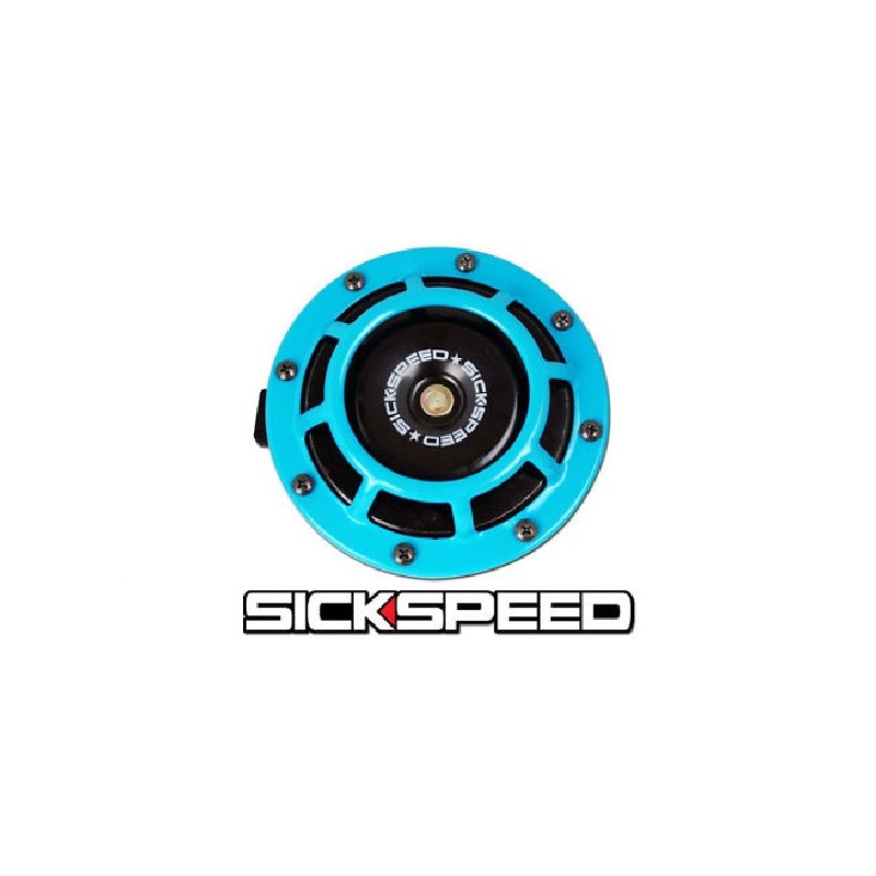 Sickspeed Hupen Signalhorn Supertone Horn Kit Sickspeed Blaugrün
