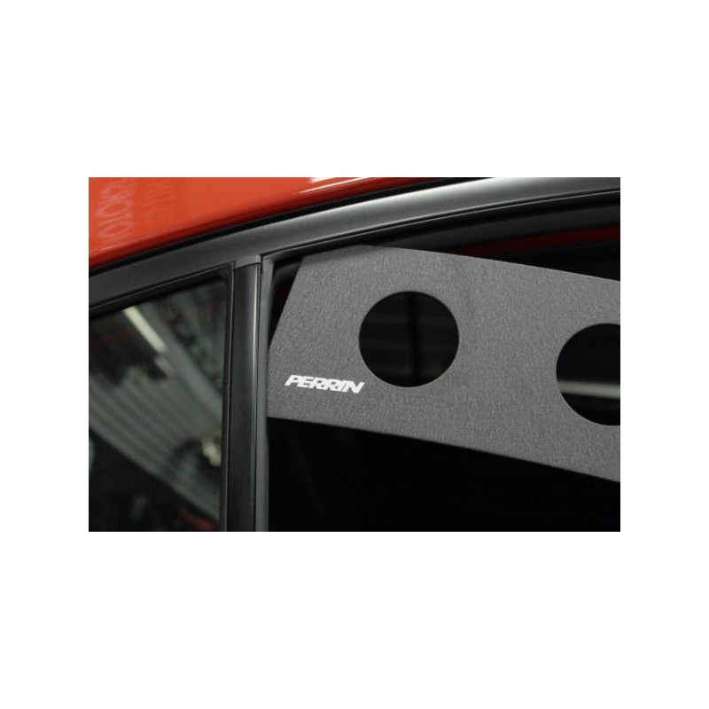 Perrin Window Vents Neon Gelb Subaru WRX STI 2014+