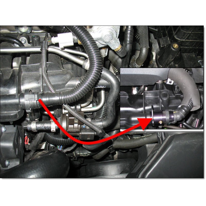 Ladedruckadapter 2.0 TSI und 2.0 TFSI VW Audi Skoda Motoren Tuning